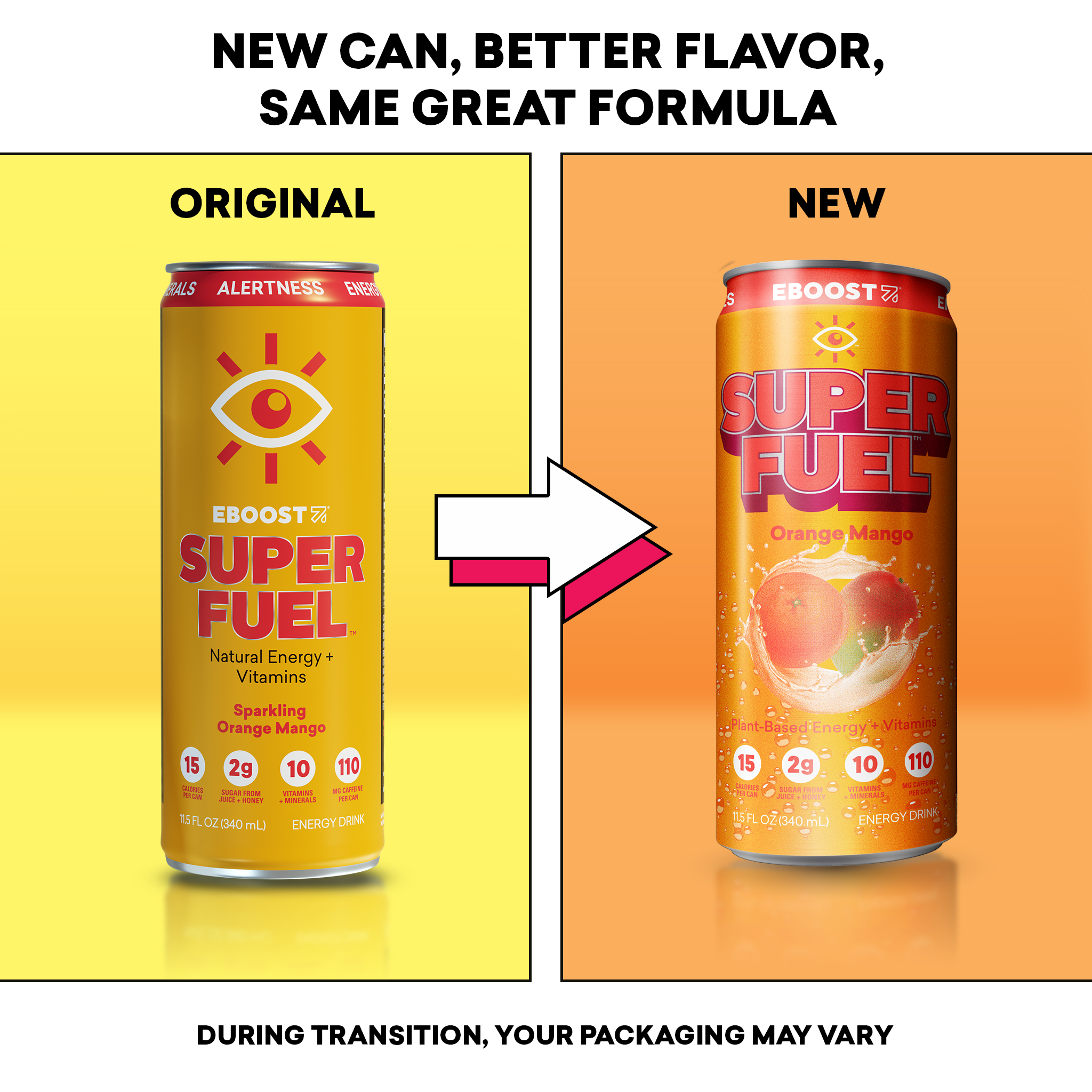 SUPER FUEL Energy Drink — Clean Focus, Vitamins & Electrolytes – EBOOST