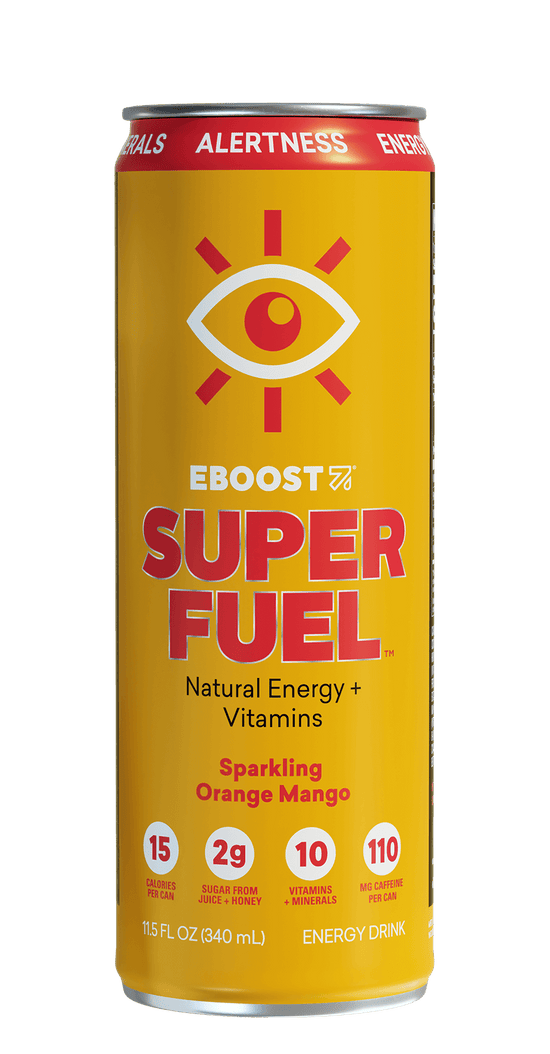 SUPER FUEL Natural Energy + Vitamin Drink - Your Kick In A Can – EBOOST